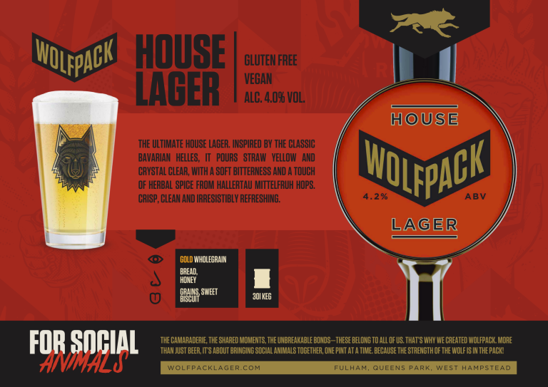 OUR BEERS - Wolfpack Lager